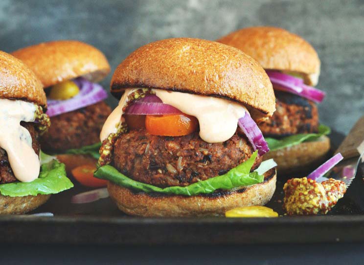 Grillable Veggie Burgers - Wood Palace Kitchens, Inc.