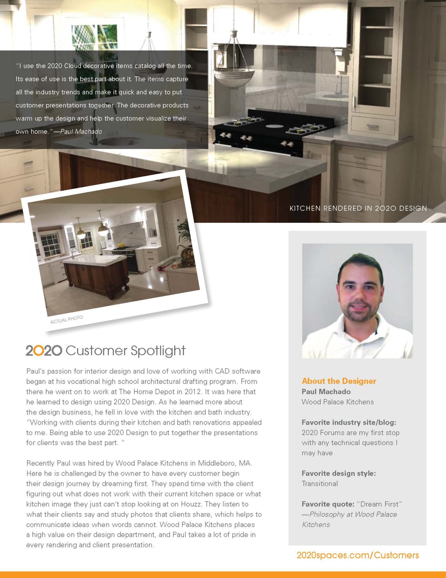 Congratulations, Wood Palace Designer, Paul Machado on your "Dream ...